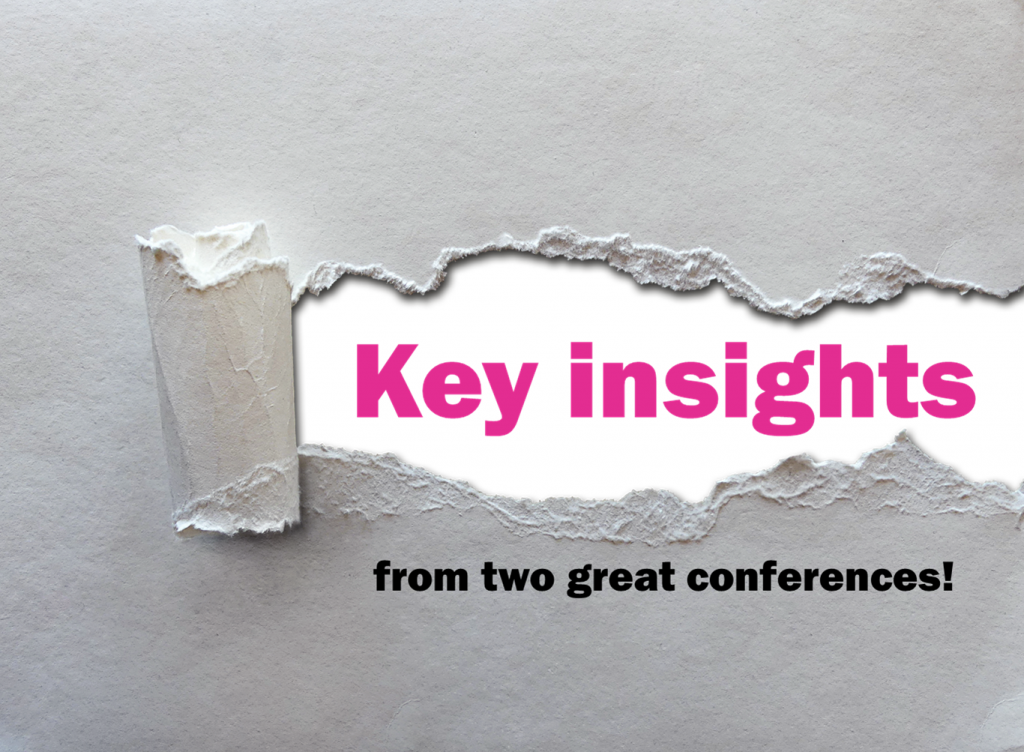 Key insights from two great conferences! - Blackwater Projects